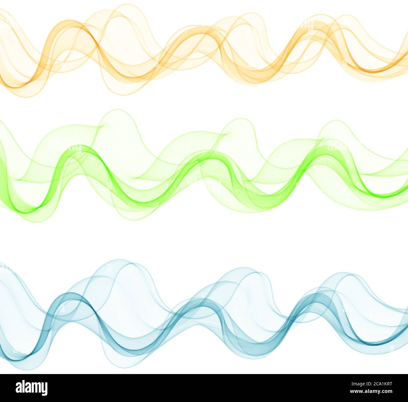 Set of colored abstract vector waves. background picture Stock Vector ...