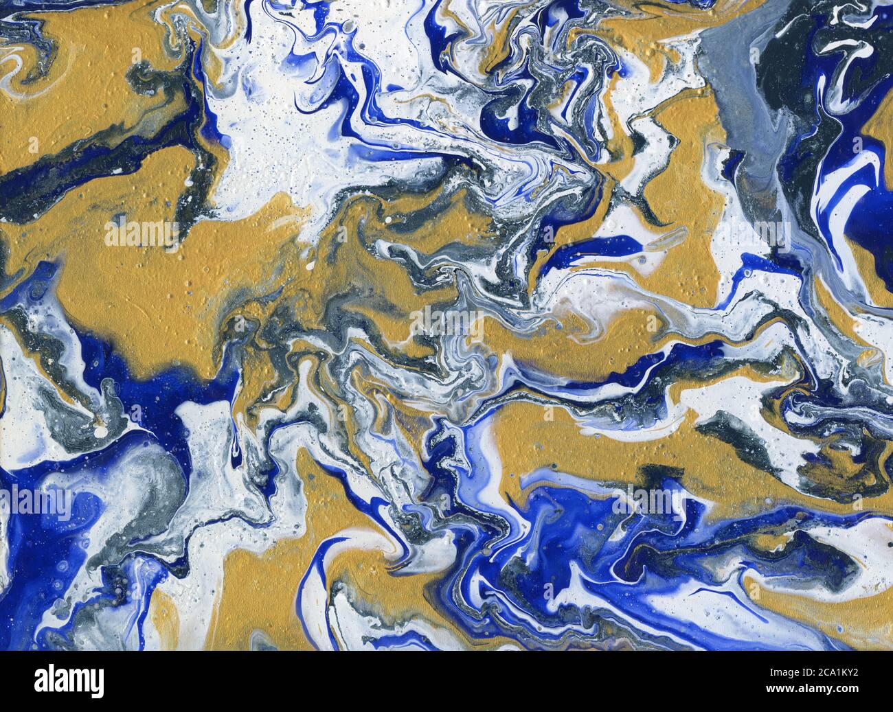 Abstract colorful background. Fluid acrylic pour painting Stock Photo ...