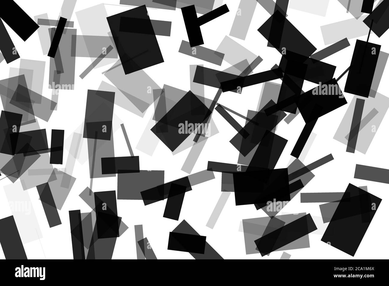 Messy flying random rectangles background for packaging, wallpaper ...