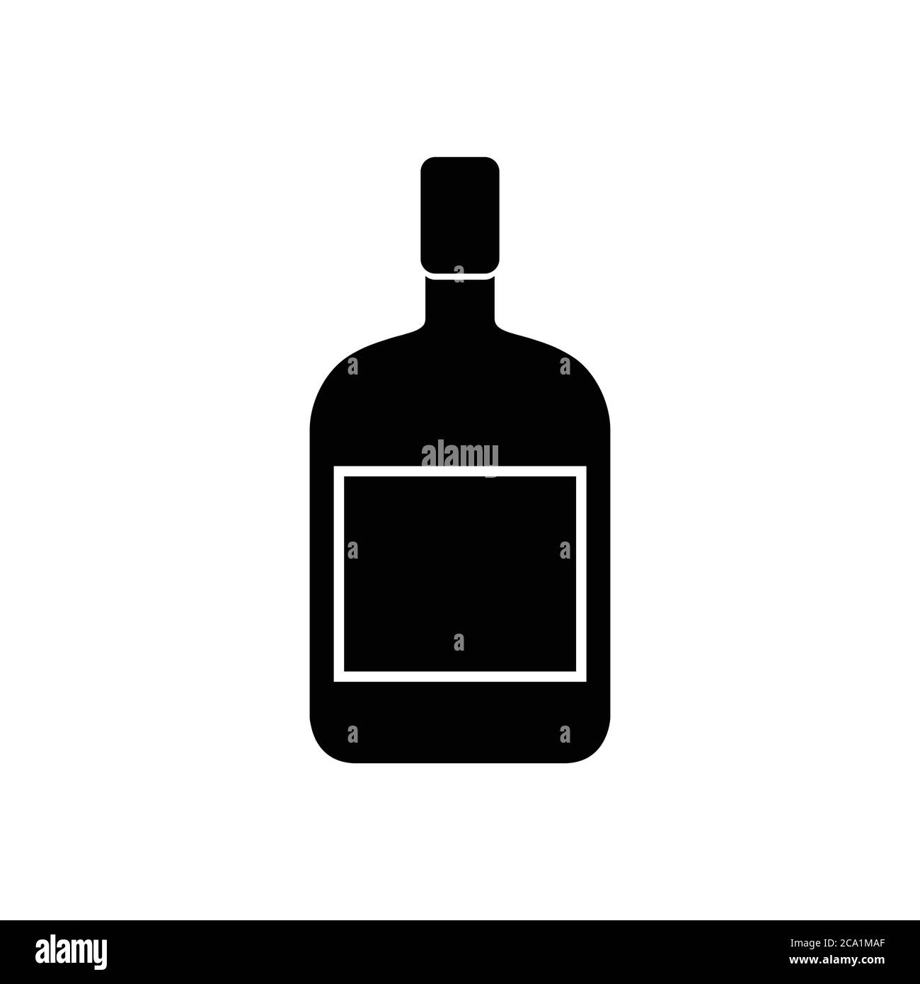 wine bottle icon vector Stock Vector Image & Art - Alamy