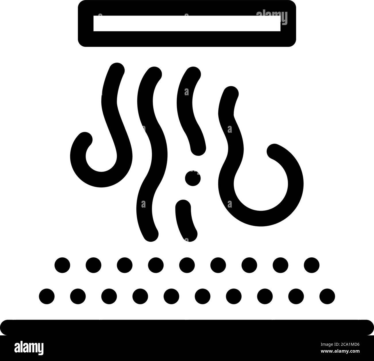 coffee beans fry icon vector outline illustration Stock Vector Image ...