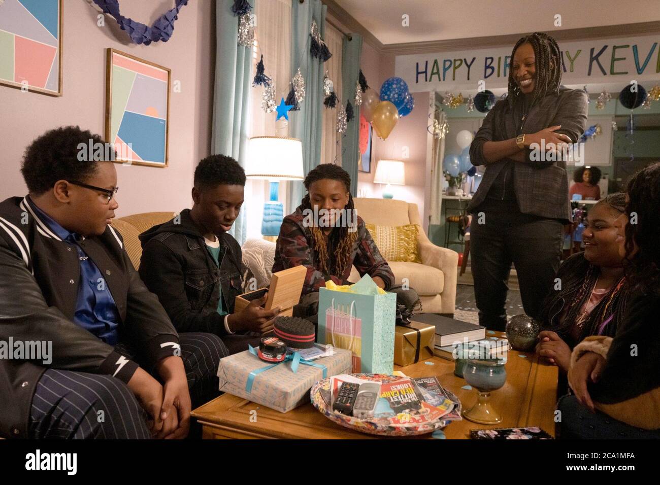 THE CHI, from left: Shamon Brown Jr., Alex Hibbert, Michael V. Epps ...