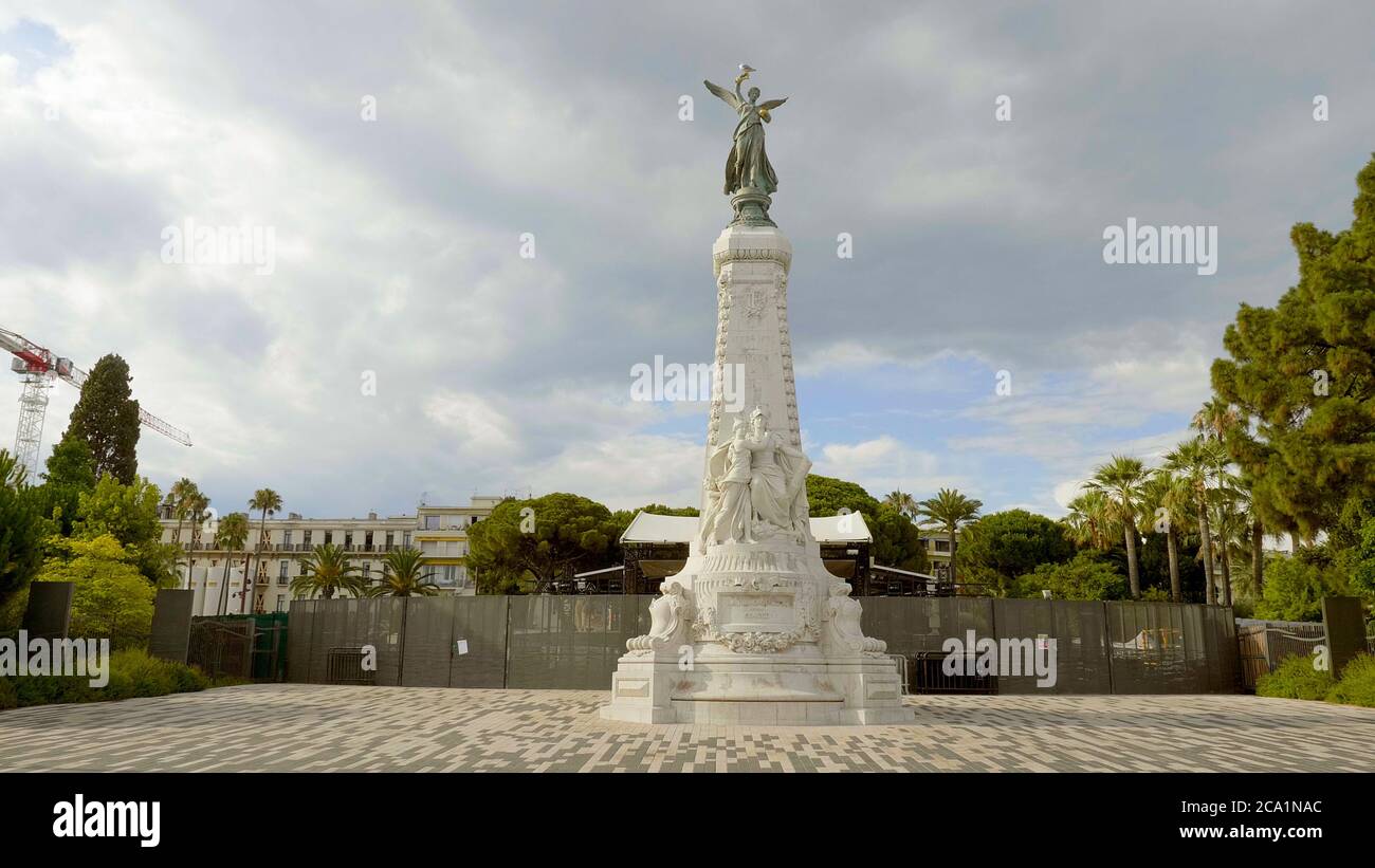 Centenary Monument in the city of Nice - CITY OF NICE, FRANCE - JULY 10 ...