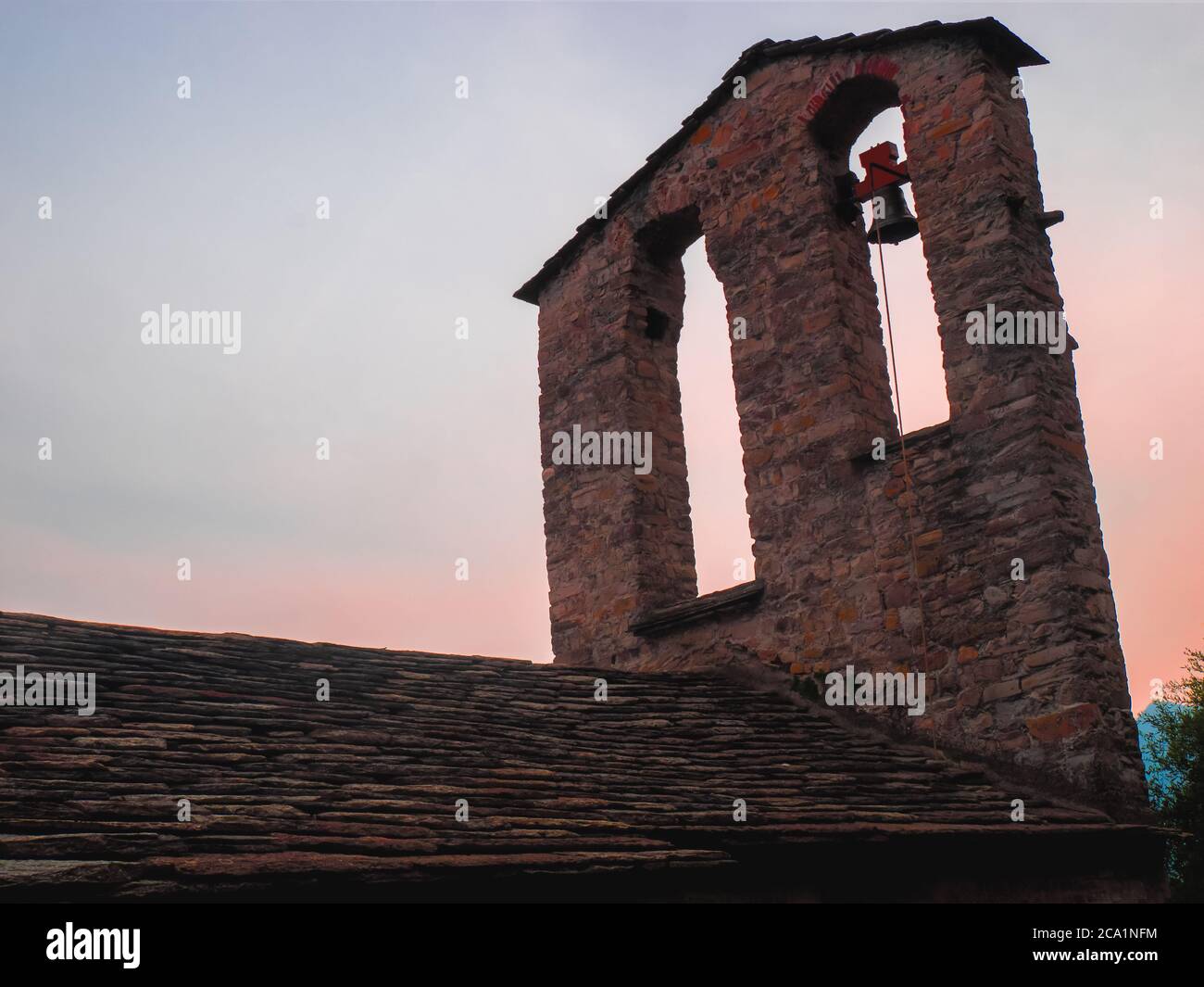 Bell tower stone wall hi-res stock photography and images - Alamy