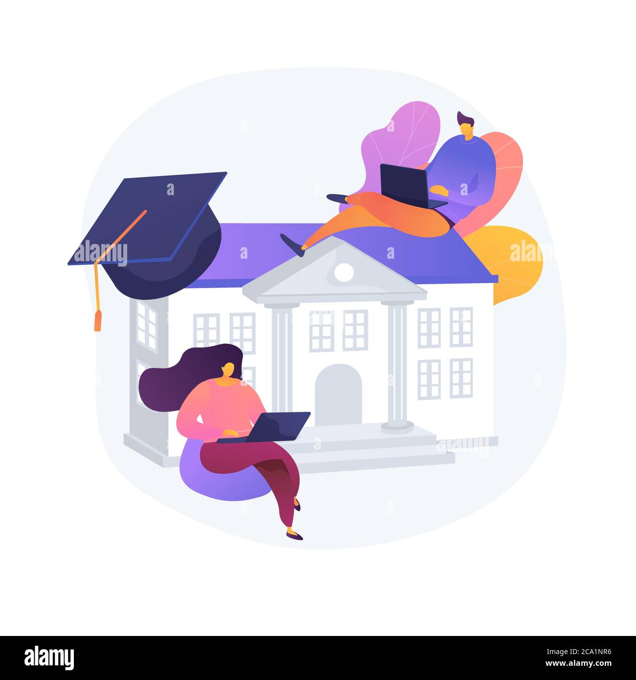 Home education vector concept metaphor Stock Vector Image & Art - Alamy