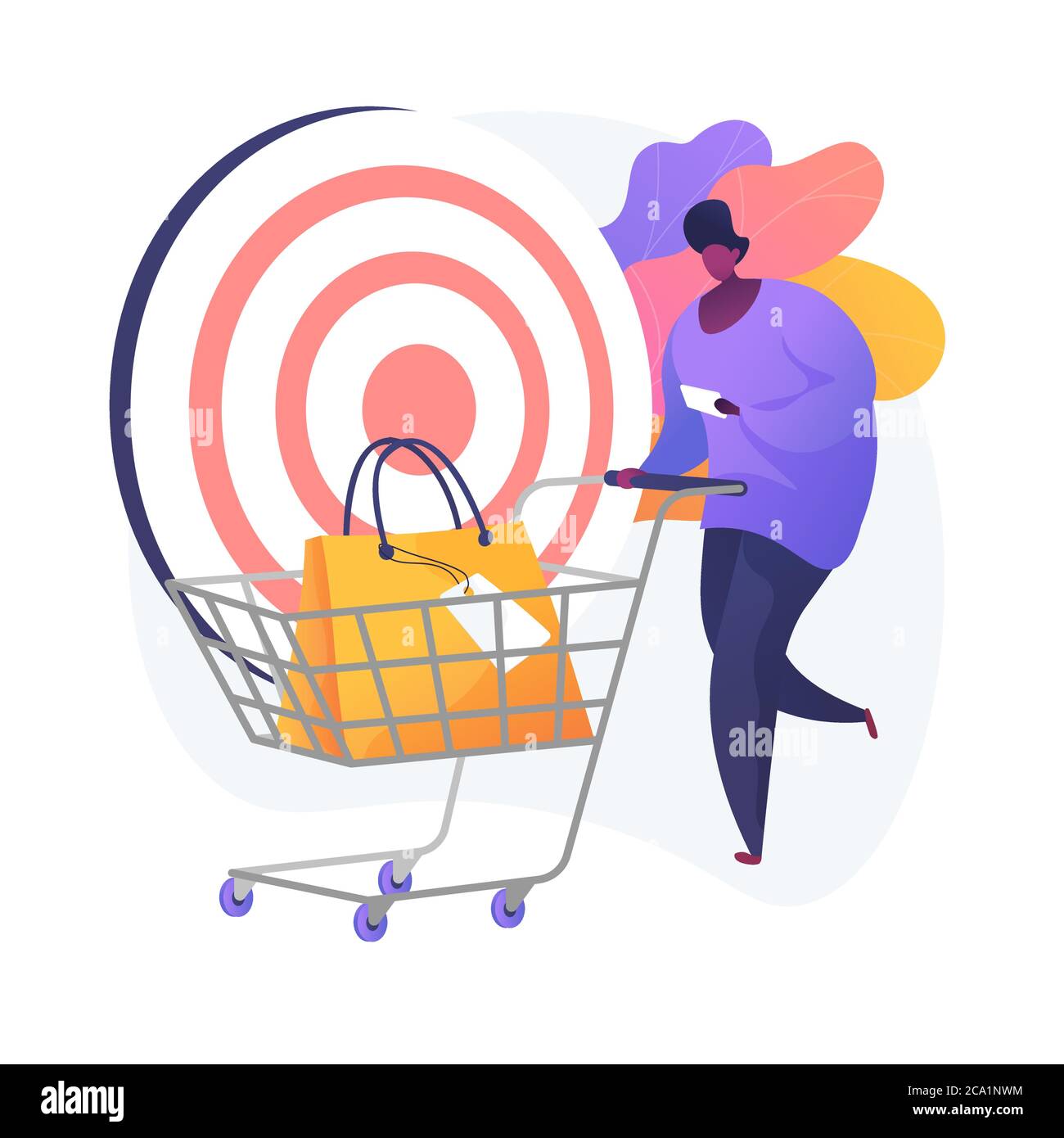 Target sales vector concept metaphor Stock Vector Image & Art - Alamy