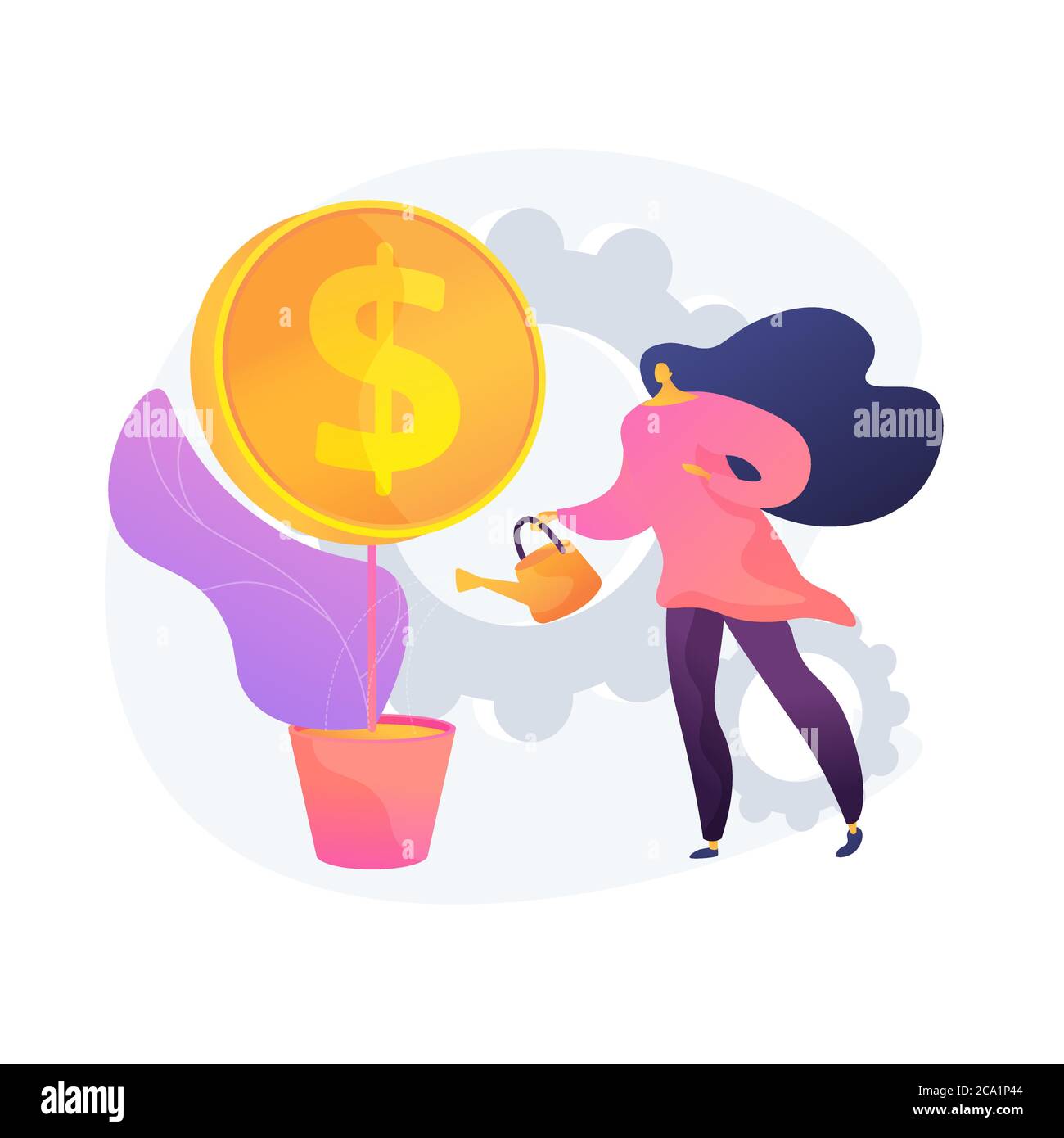 Profit growth vector concept metaphor Stock Vector Image & Art - Alamy