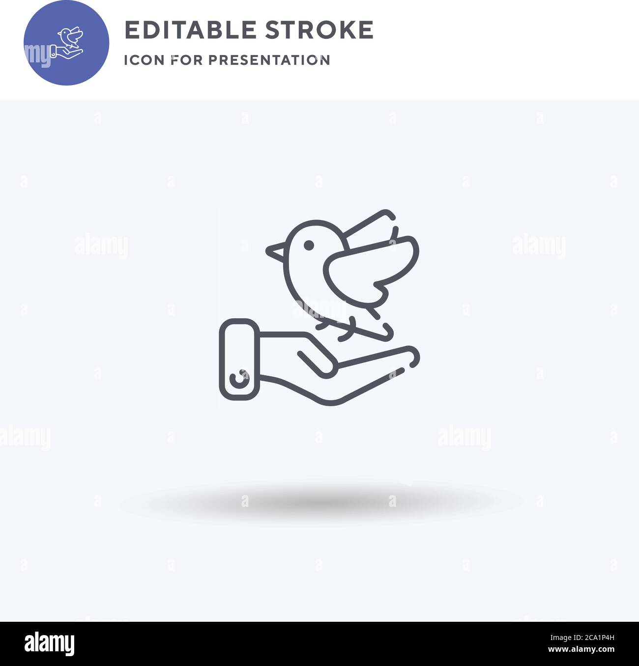 Freedom icon vector, filled flat sign, solid pictogram isolated on ...