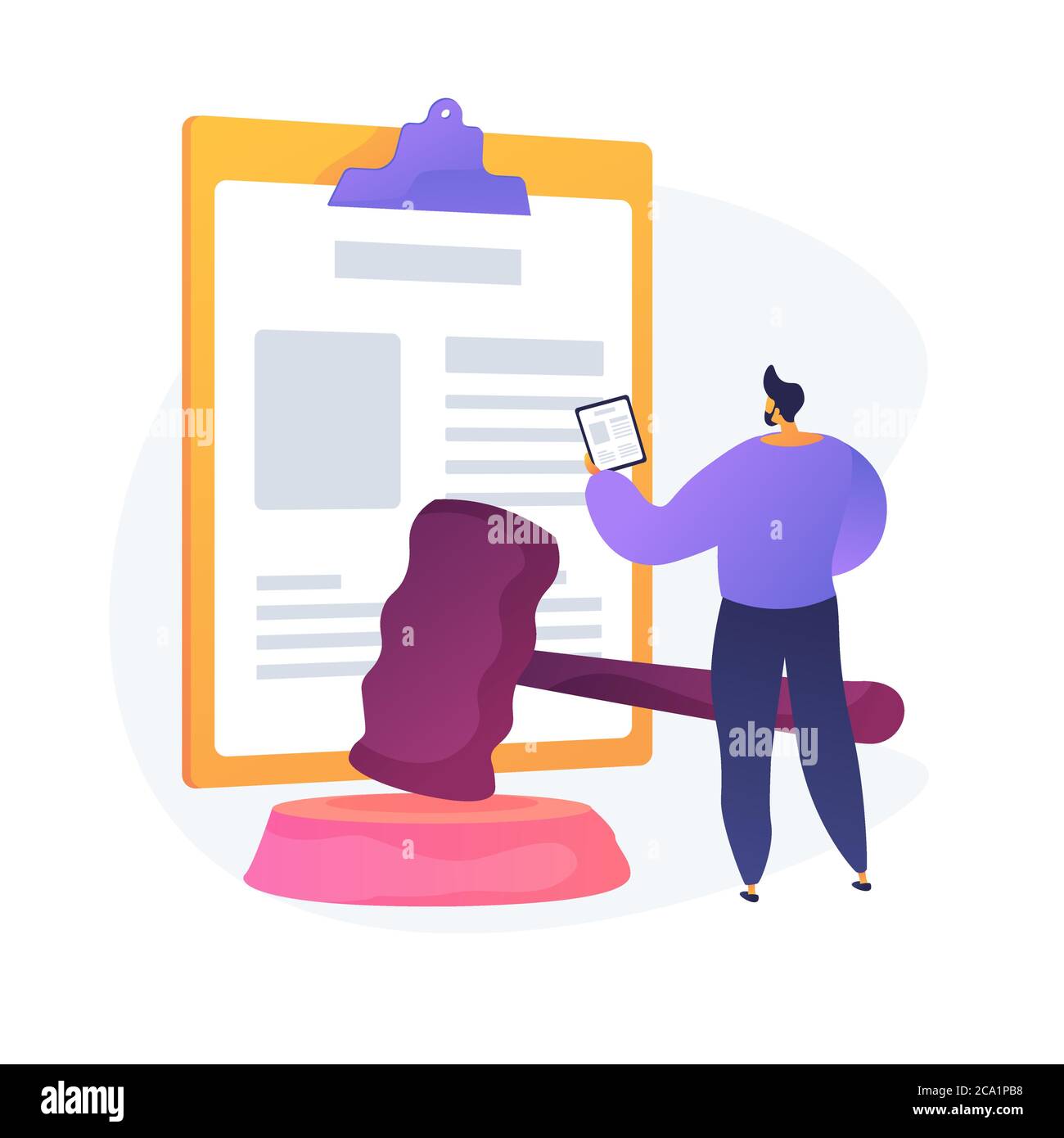 Legal statement vector concept Stock Vector Images - Alamy