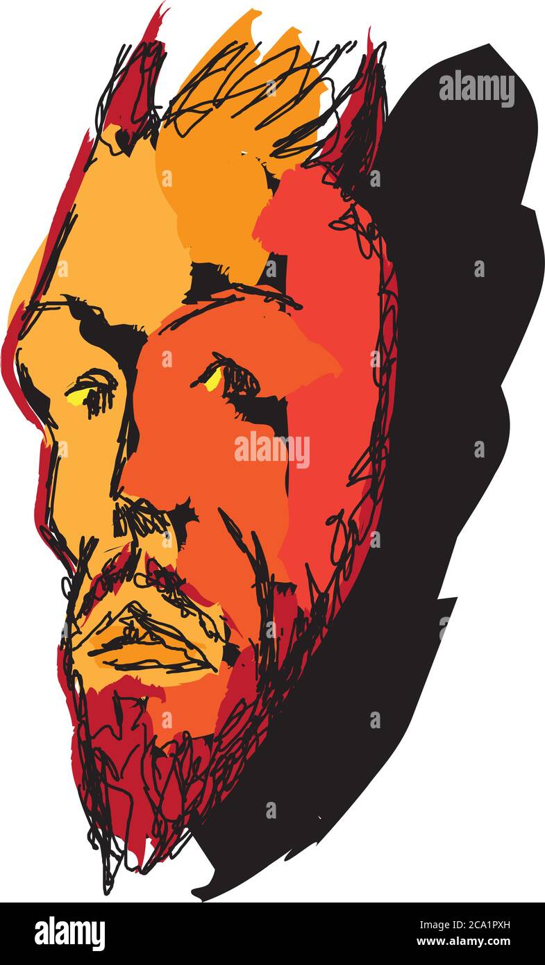 Man male cartoon devil satan hi-res stock photography and images - Alamy