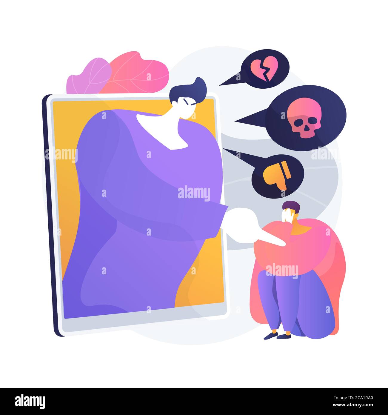 Cyberbullying vector concept metaphor Stock Vector Image & Art - Alamy