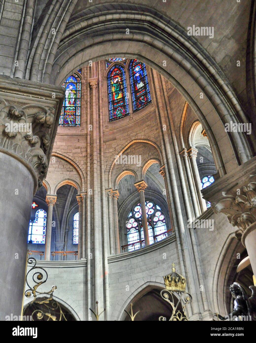 Inside Notre Dame Stock Photo - Alamy