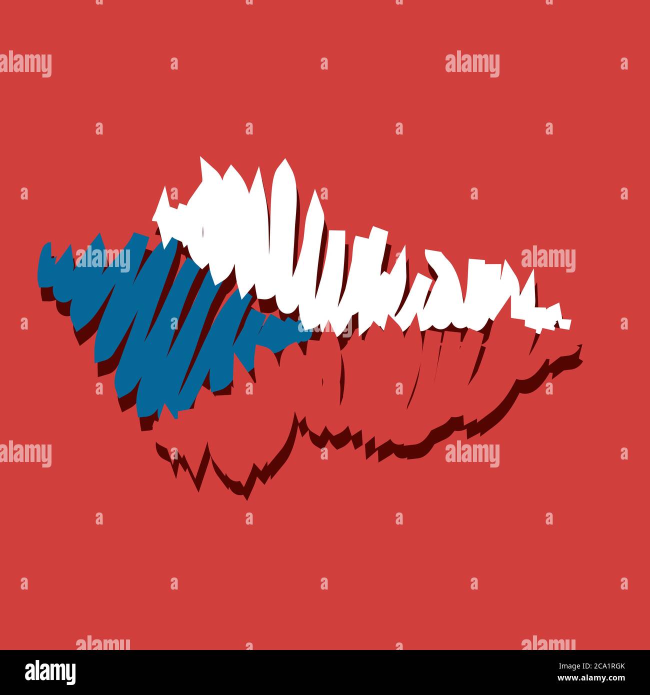 Flag czech czechoslovakia europe Stock Vector Images - Alamy