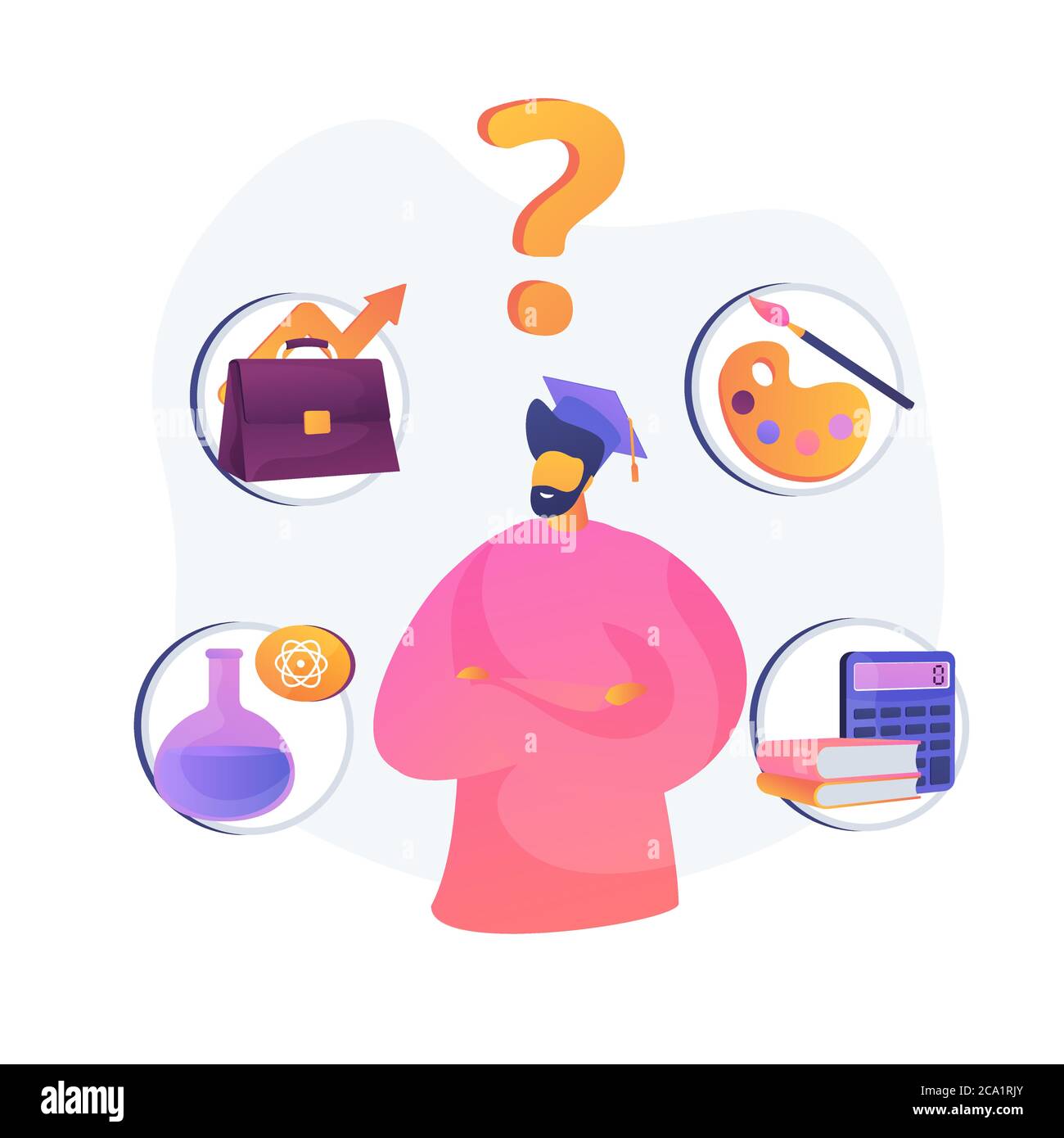 Profession choice vector concept metaphor Stock Vector Image & Art - Alamy