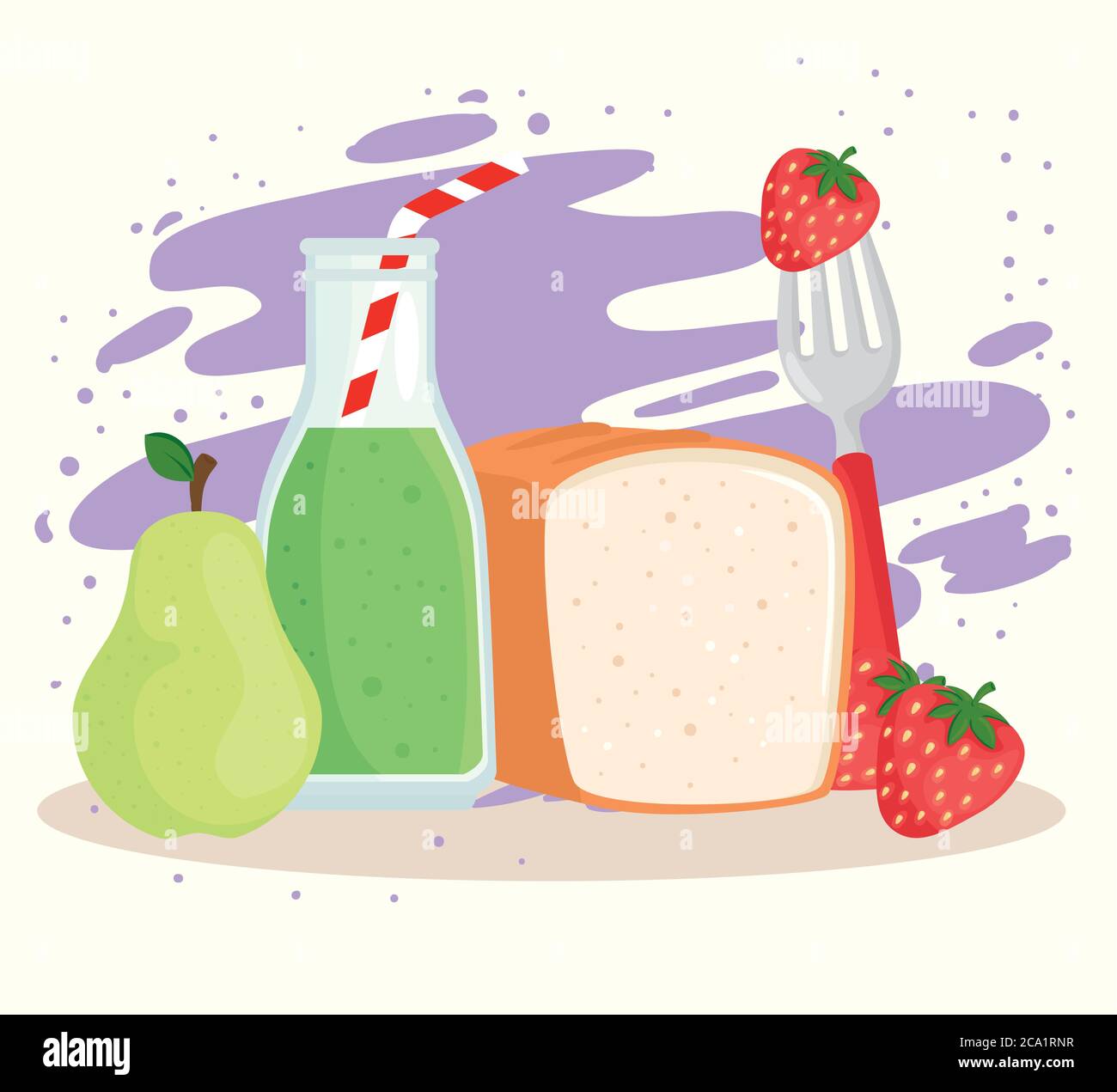 Pear bottle juice beverage Stock Vector Images - Alamy