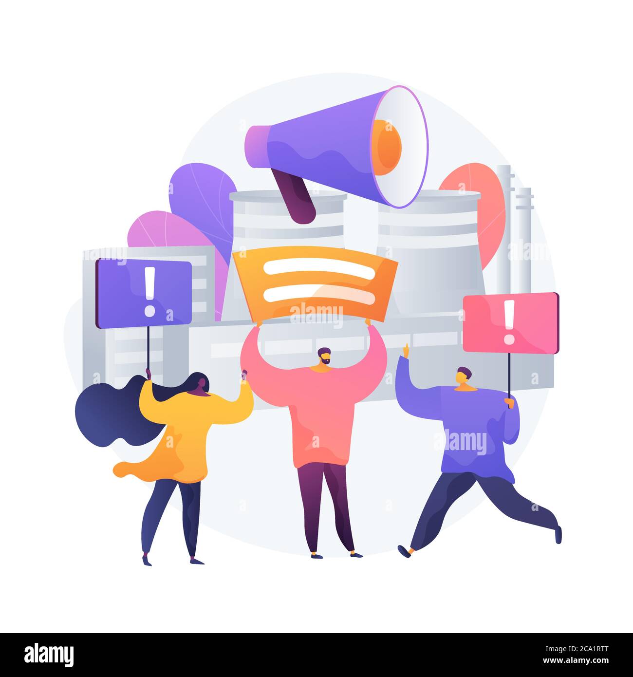 Demonstration vector concept metaphor Stock Vector Image & Art - Alamy