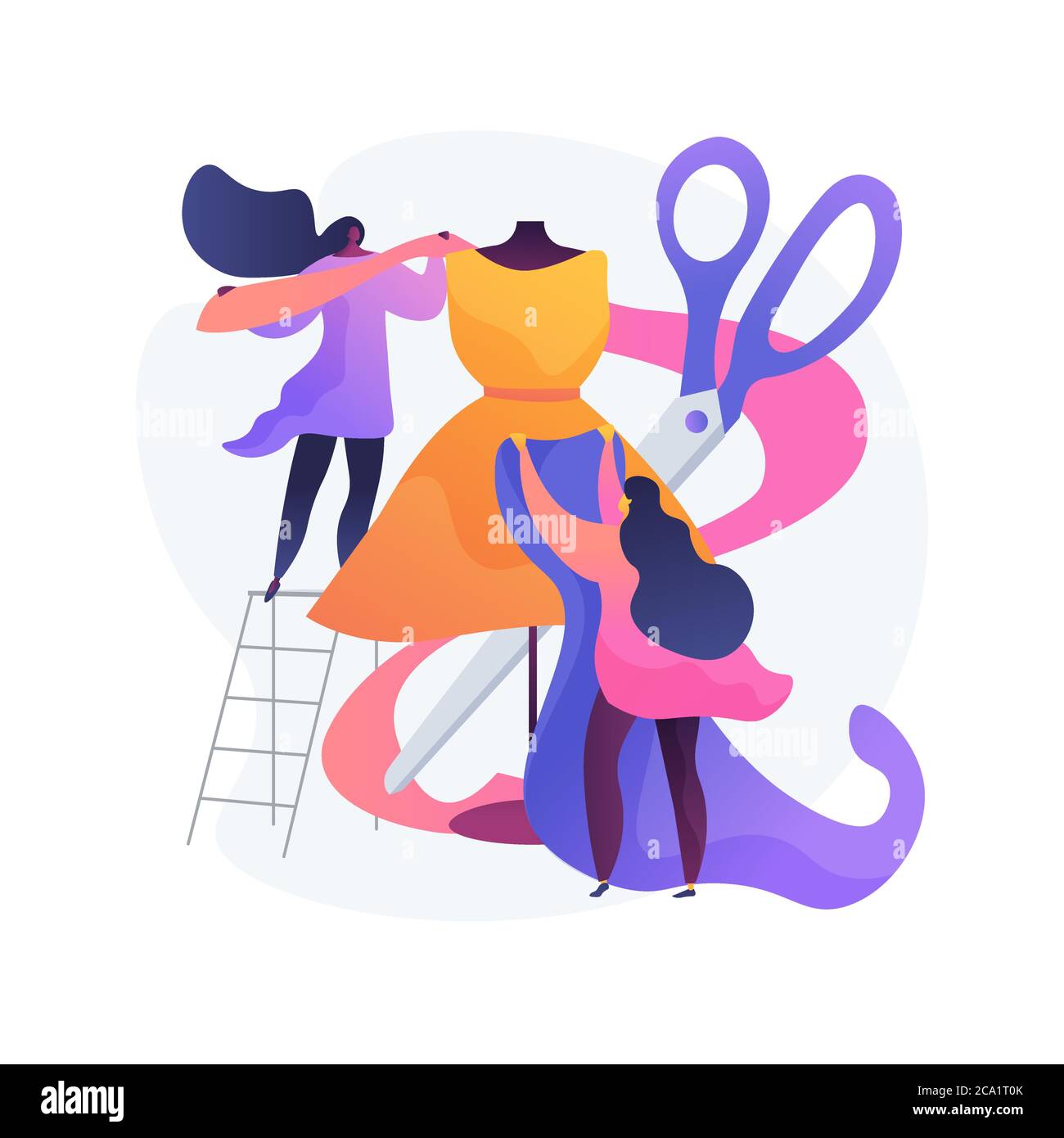 Custom clothing and accessories vector concept metaphor Stock Vector ...