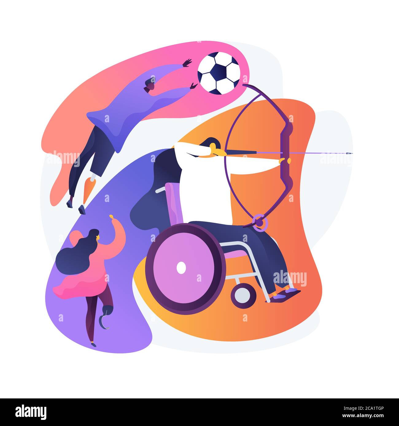 Disabled sports vector concept metaphor Stock Vector Image & Art - Alamy