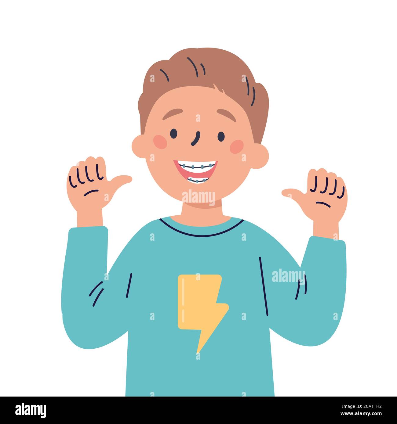 Boy dentist Stock Vector Images - Alamy
