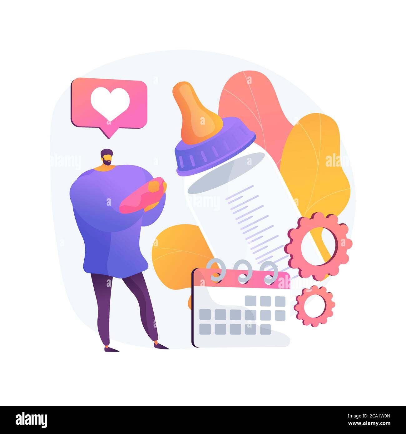 Paternity leave abstract concept vector illustration Stock Vector Image ... Paternity leave abstract concept vector illustration Stock Vector Image ...