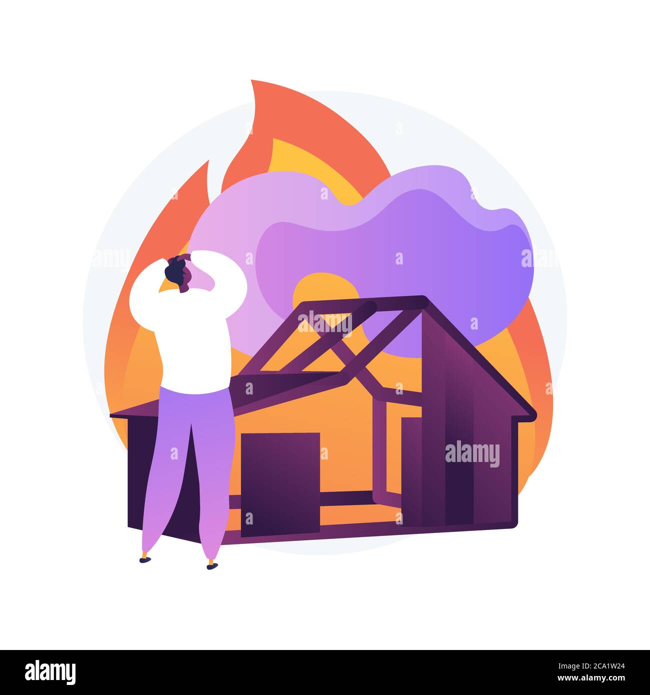 Business fire damage Stock Vector Images - Alamy