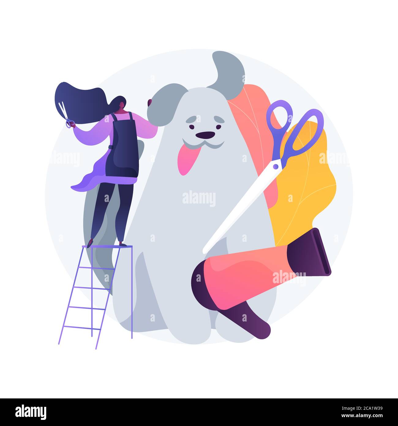 Grooming salon abstract concept vector illustration Stock Vector Image ...