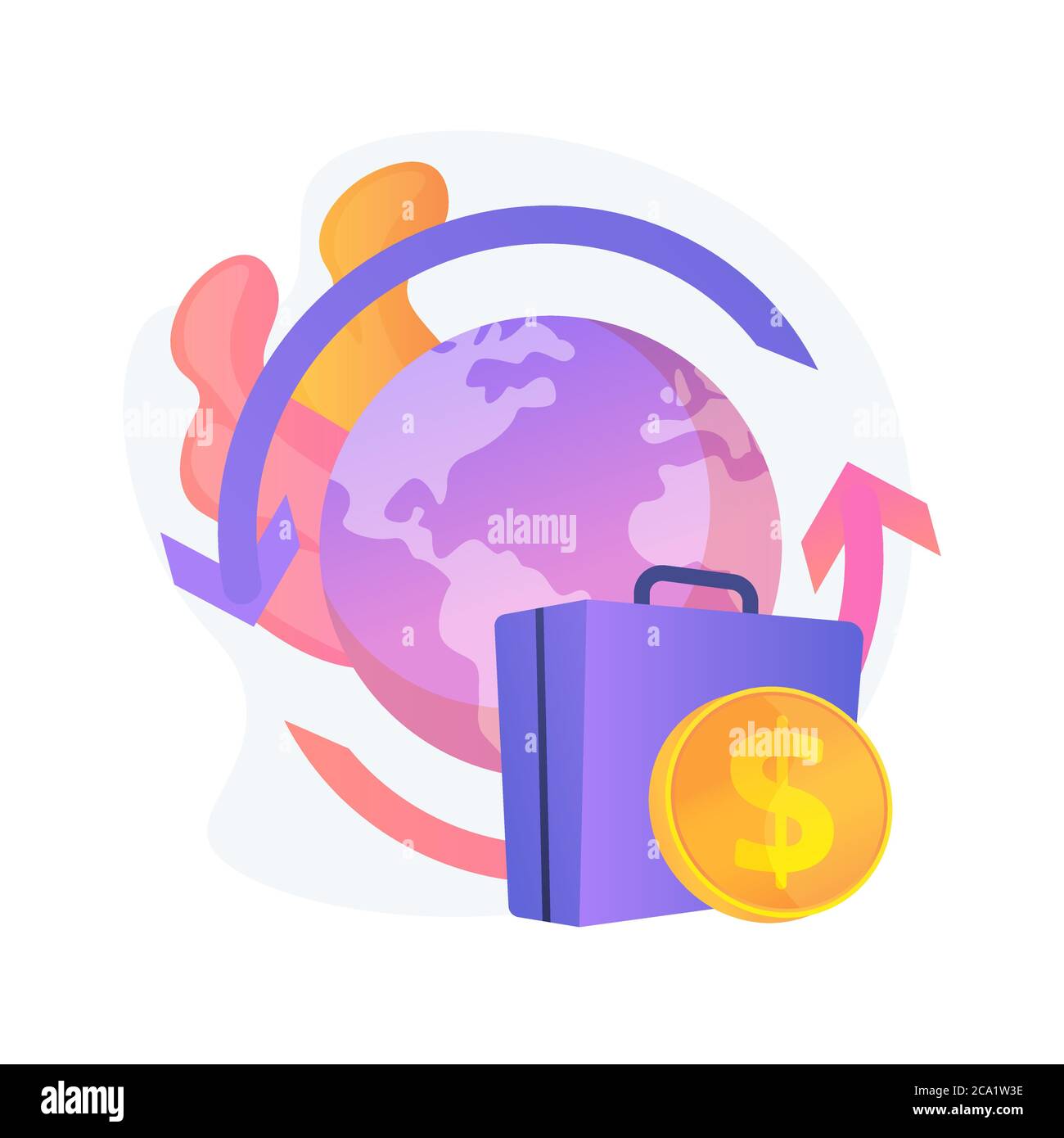 Repatriation grant abstract concept vector illustration Stock Vector ...