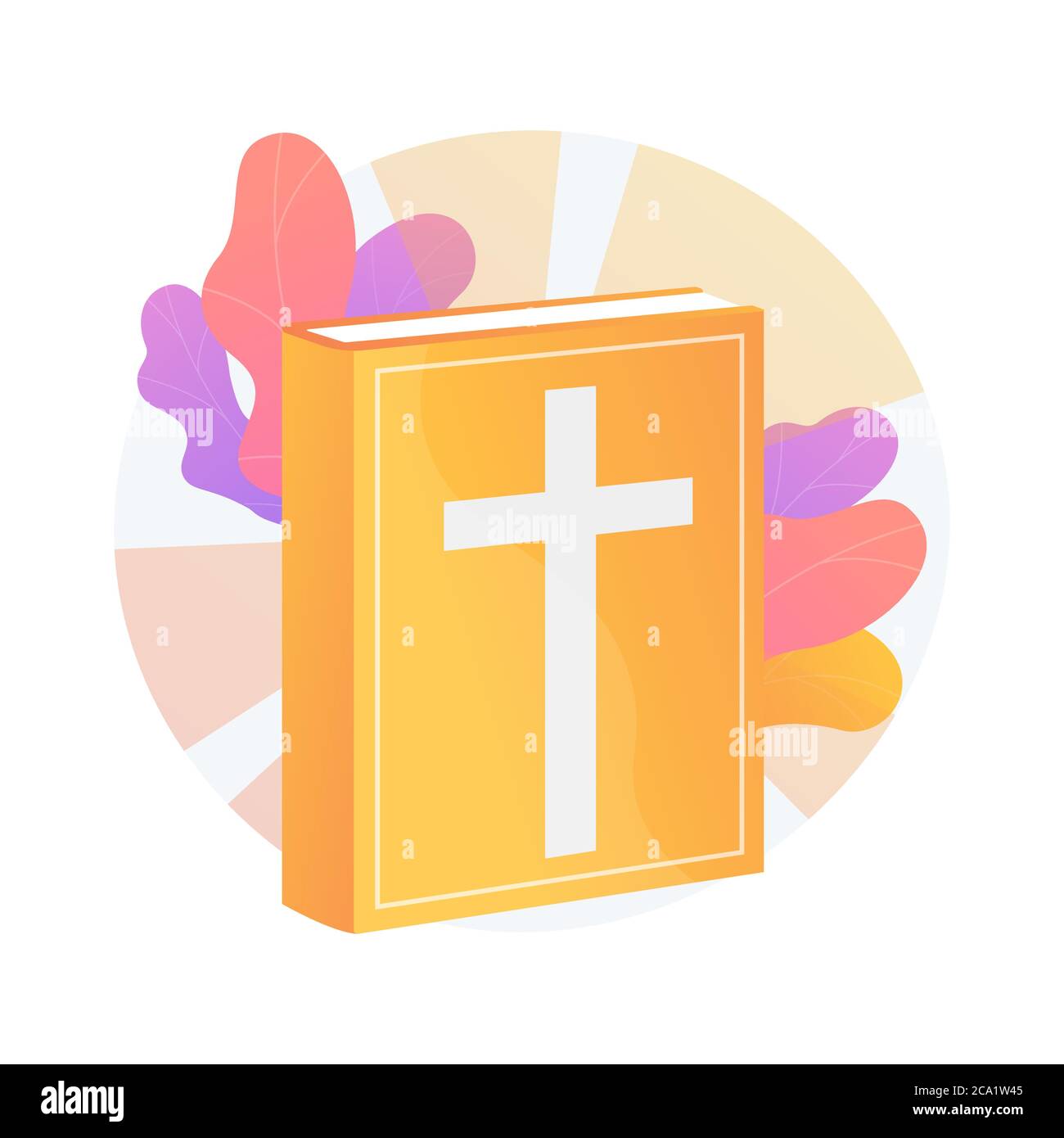 Holy bible abstract concept vector illustration Stock Vector Image ...