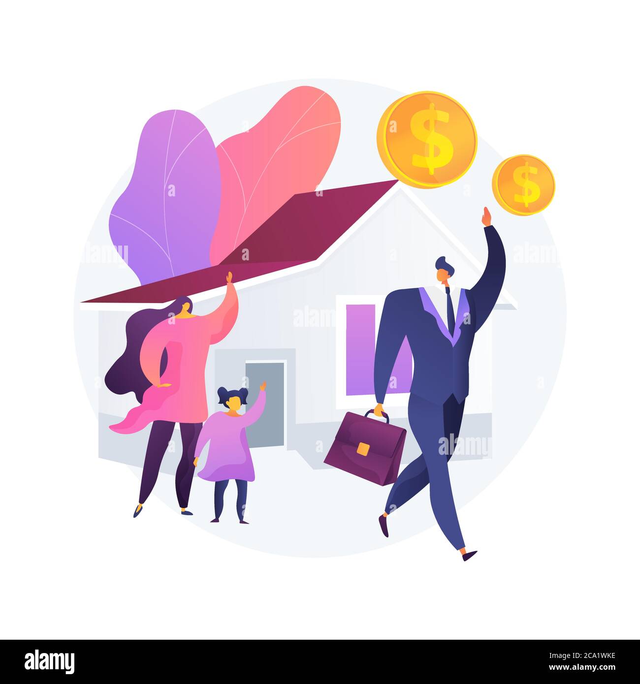 Breadwinner abstract concept vector illustration Stock Vector Image ...