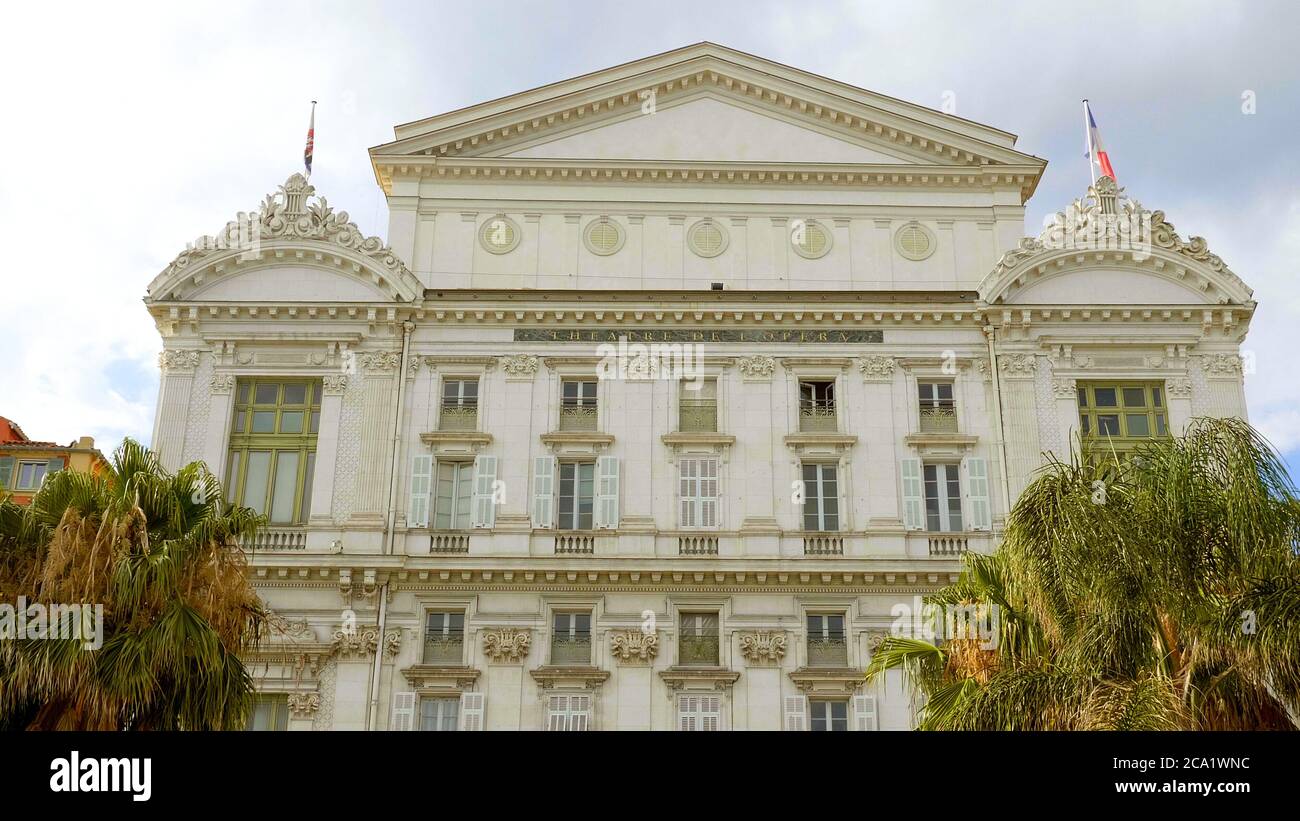 Opera of Nice at the Cote D Azur - CITY OF NICE, FRANCE - JULY 10, 2020 ...
