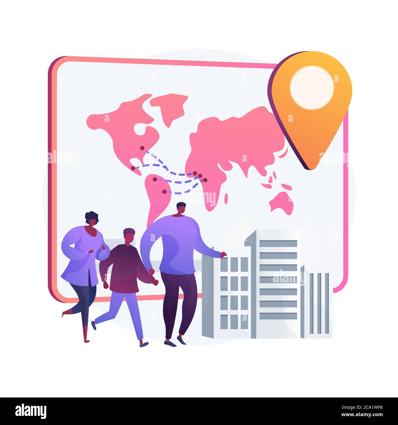 Diaspora abstract concept vector illustration Stock Vector Image & Art ...