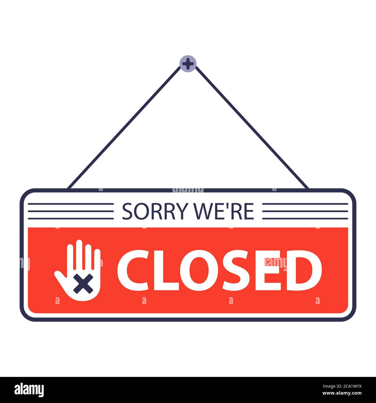 Were Closed Clip Art