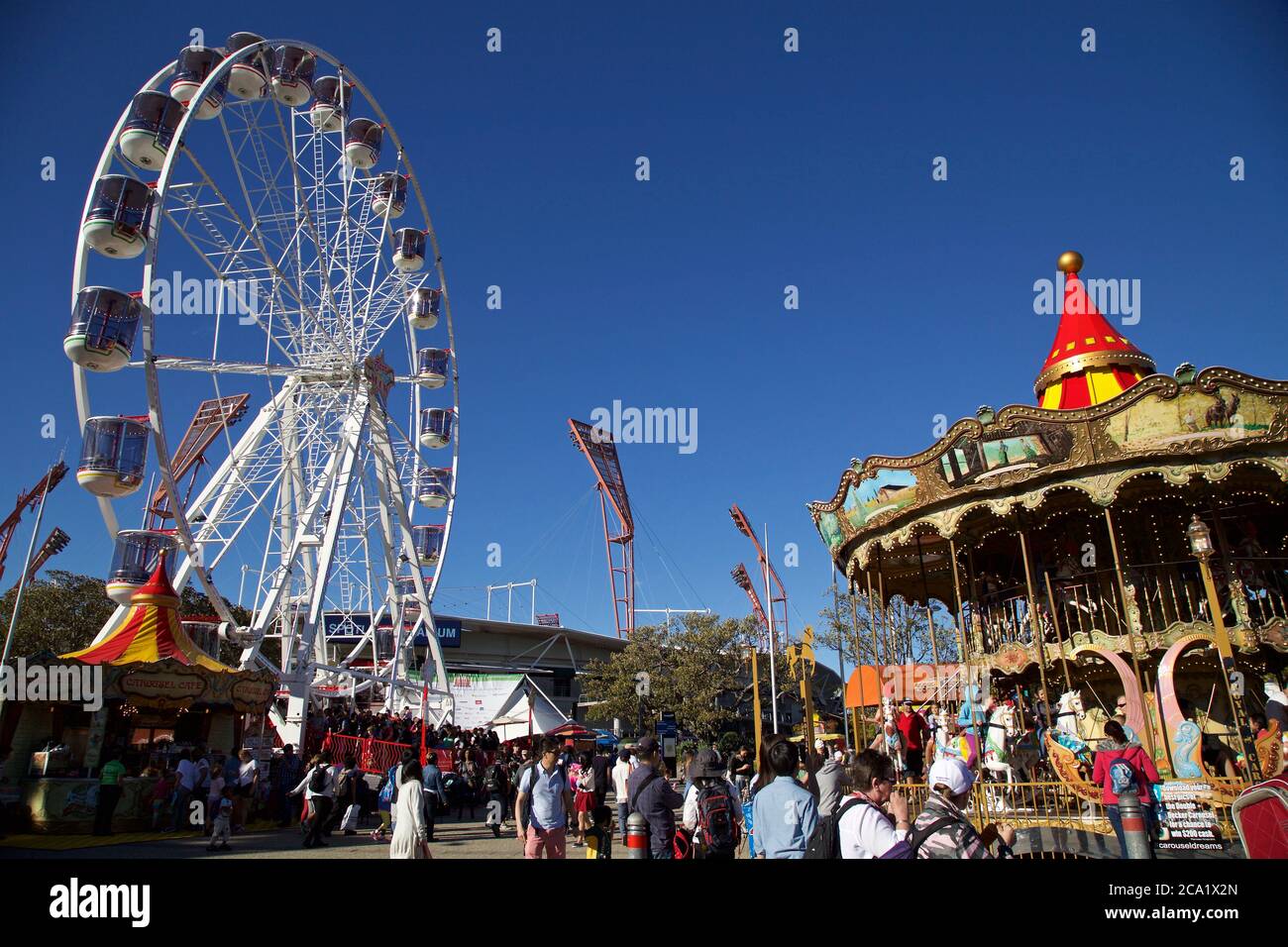 Australian fairground ride hi-res stock photography and images - Alamy