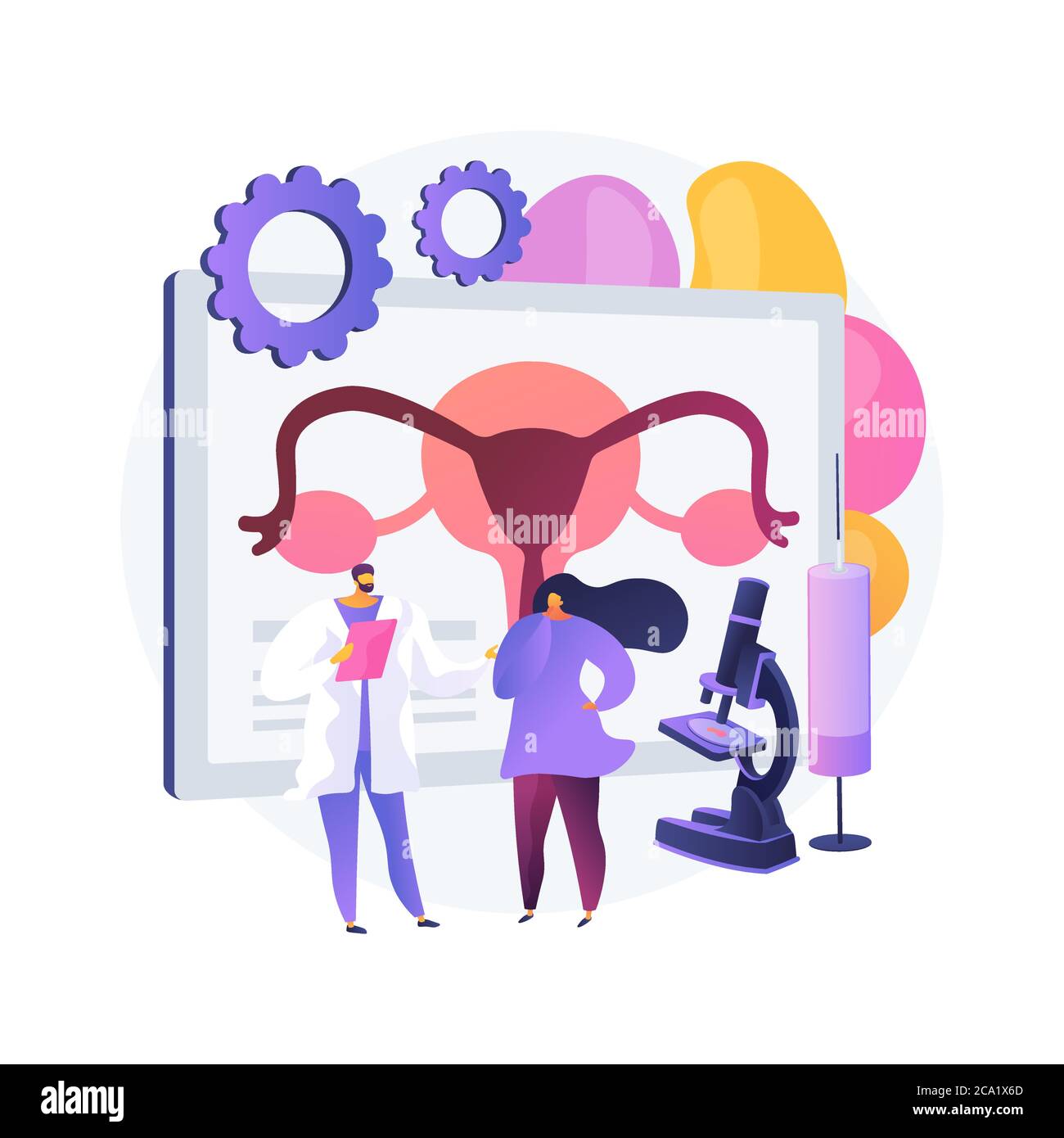 Assisted reproductive technology (ART) abstract concept vector ...