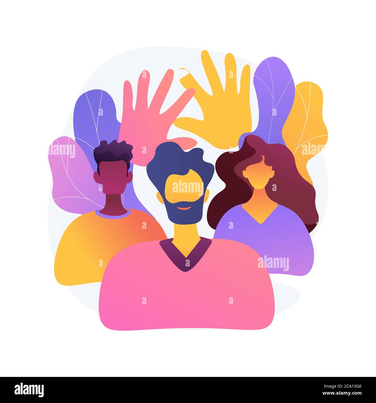 Human relations abstract concept vector illustration Stock Vector Image ...