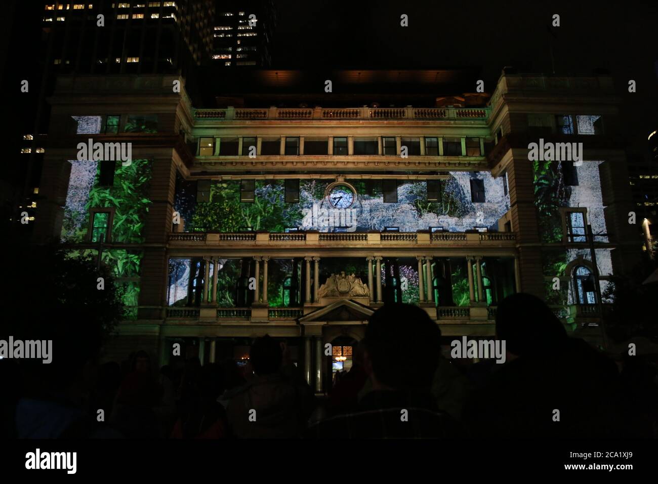 Vivid Sydney 2015. Pictured: Customs House Library Stock Photo - Alamy