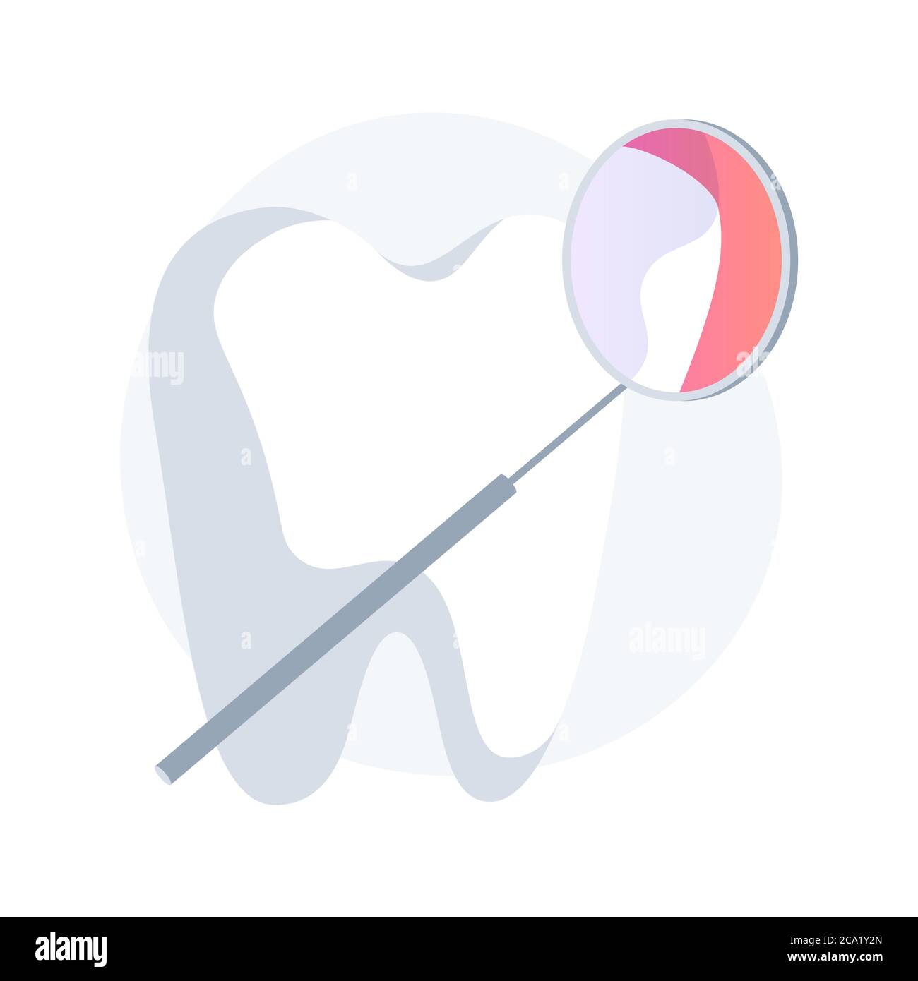 Dental examination abstract concept vector illustration Stock Vector ...