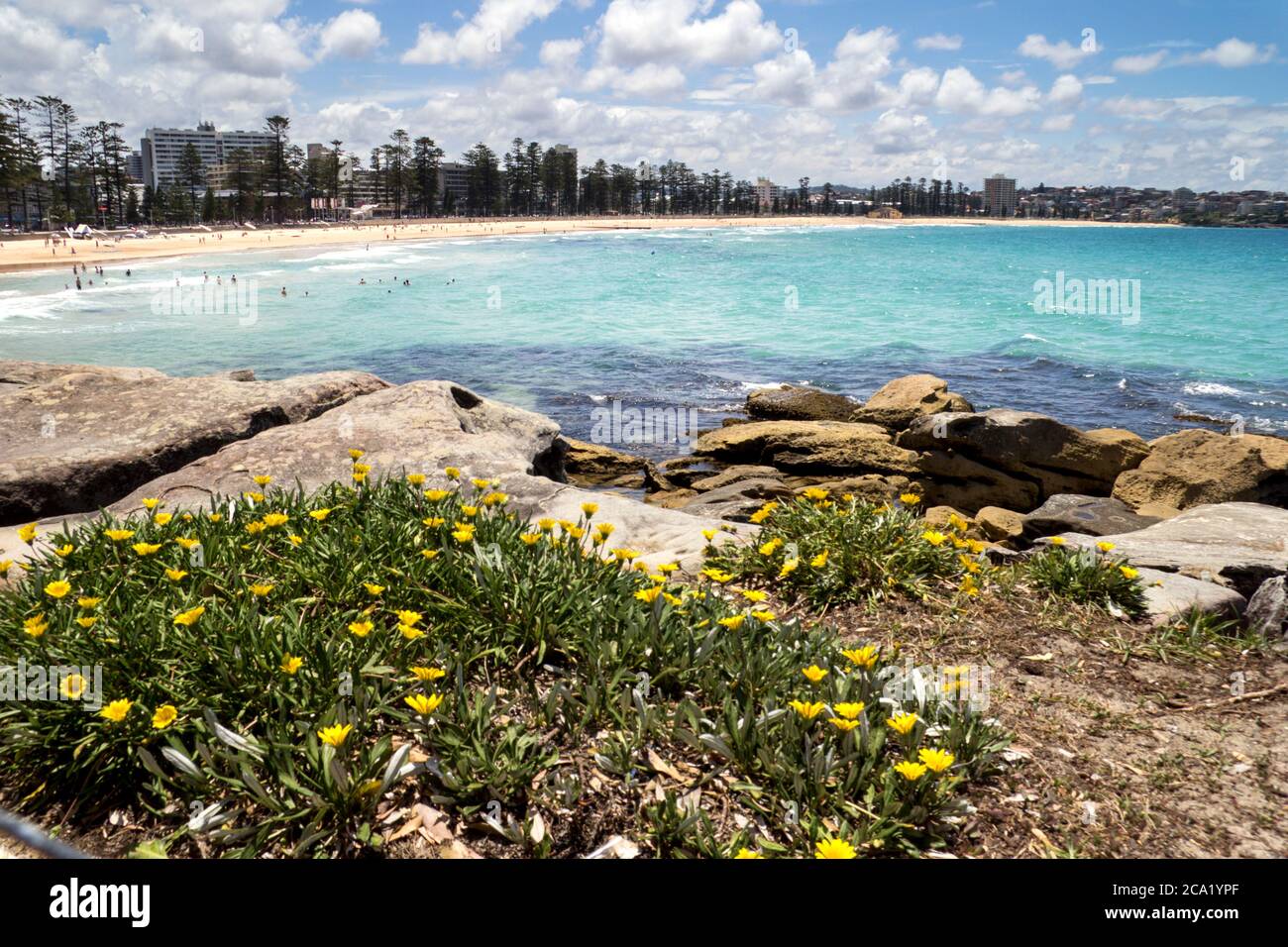 Manly Beach, Sydney NSW,Australia from the rocks Stock Photo - Alamy