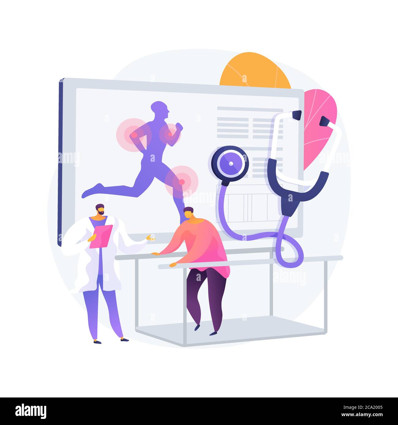 Sport medicine abstract concept vector illustration Stock Vector Image ...
