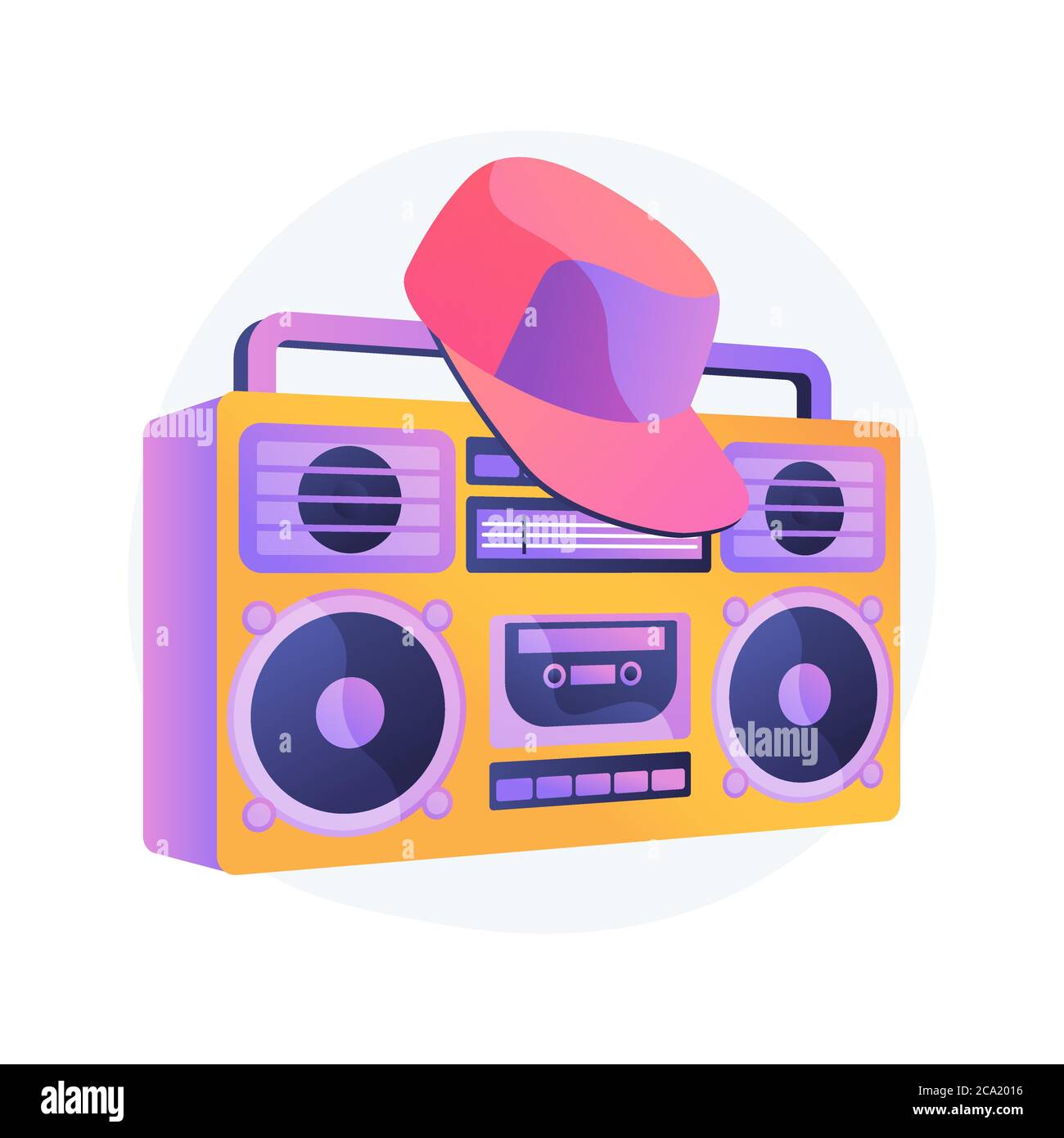 Hip-hop music abstract concept vector illustration Stock Vector Image ...