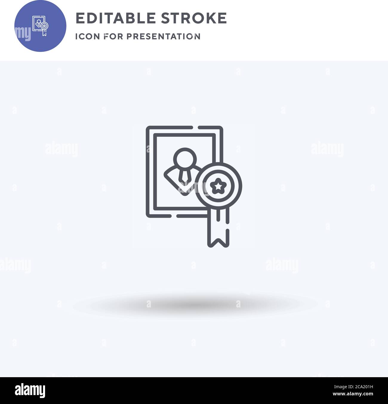 Employee icon vector, filled flat sign, solid pictogram isolated on ...