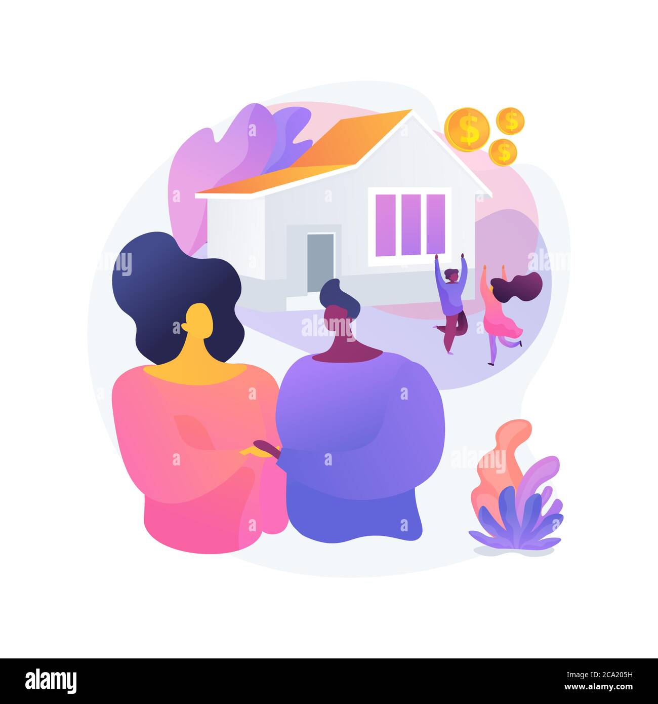 Family planning abstract concept vector illustration Stock Vector Image ...