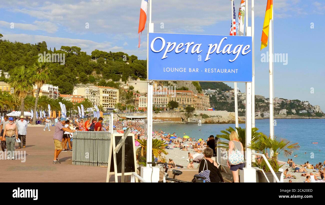Opera beach in nice hi-res stock photography and images - Alamy