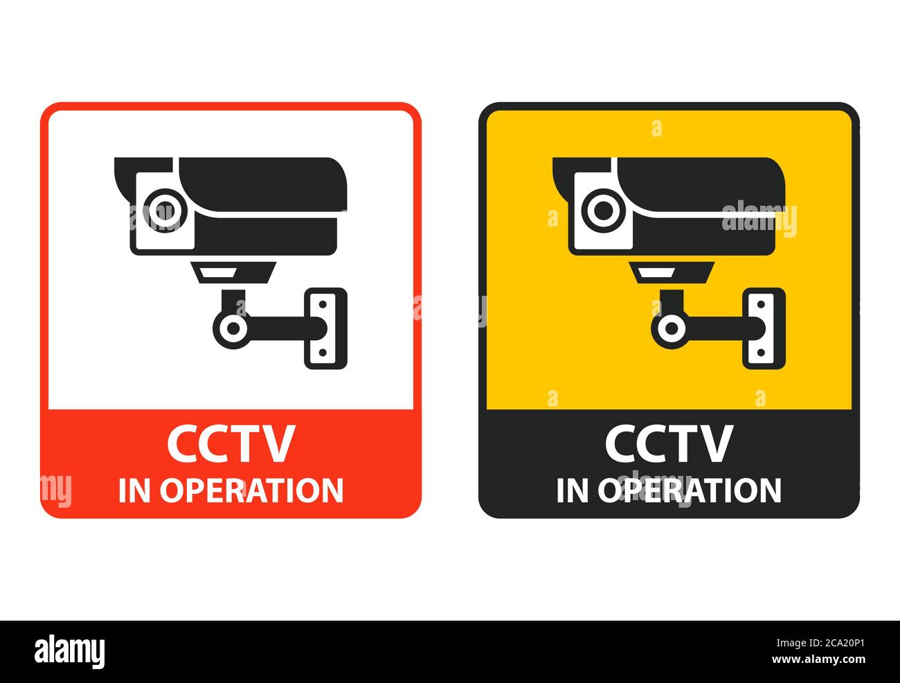 Area is being monitored Stock Vector Images - Alamy