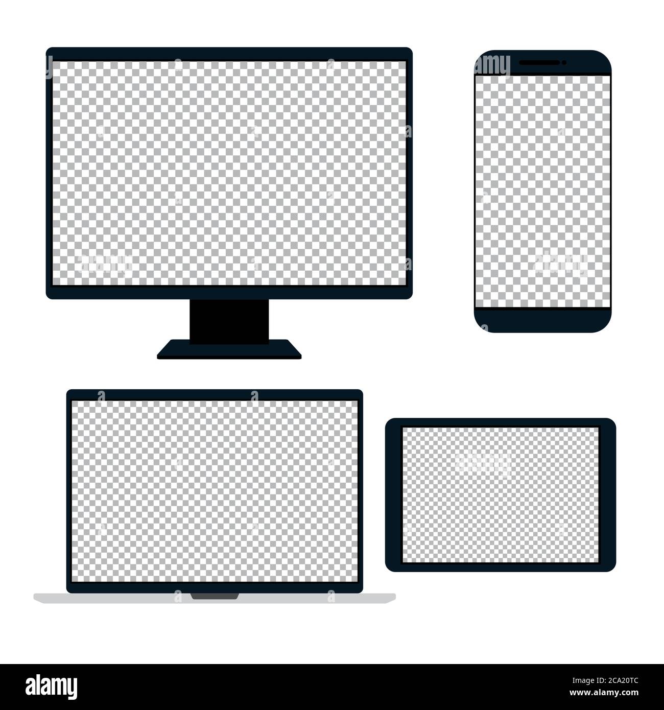 electronic devices, mockup device realistic, template for a content ...