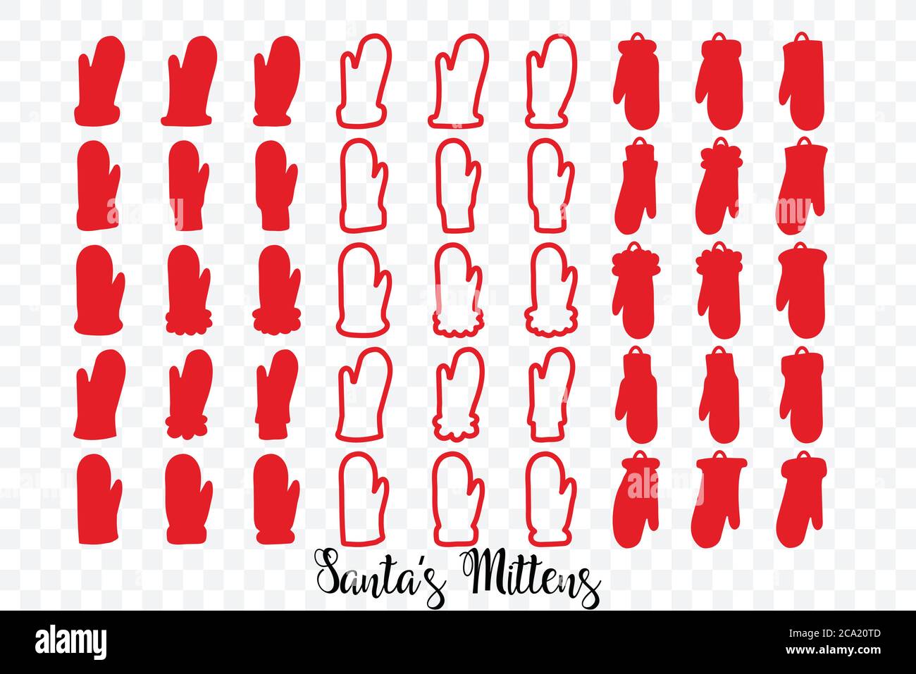 Santas mitten hi-res stock photography and images - Alamy
