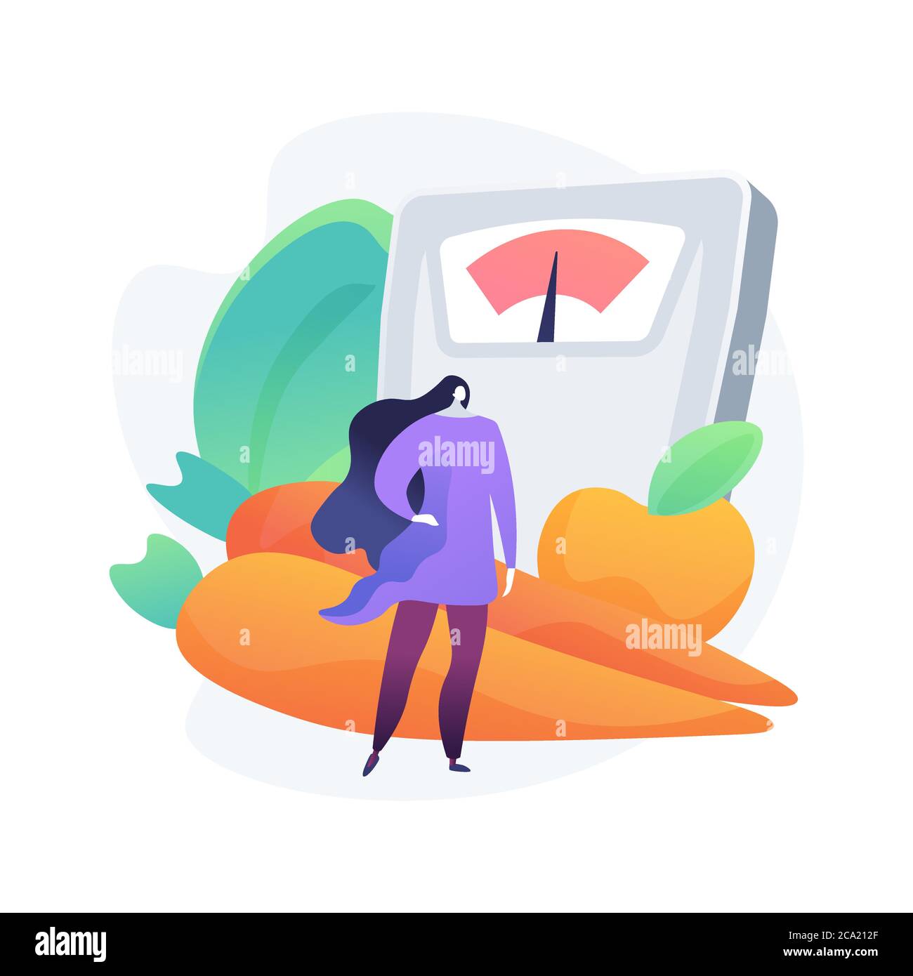 Keep a healthy diet abstract concept vector illustration Stock Vector ...