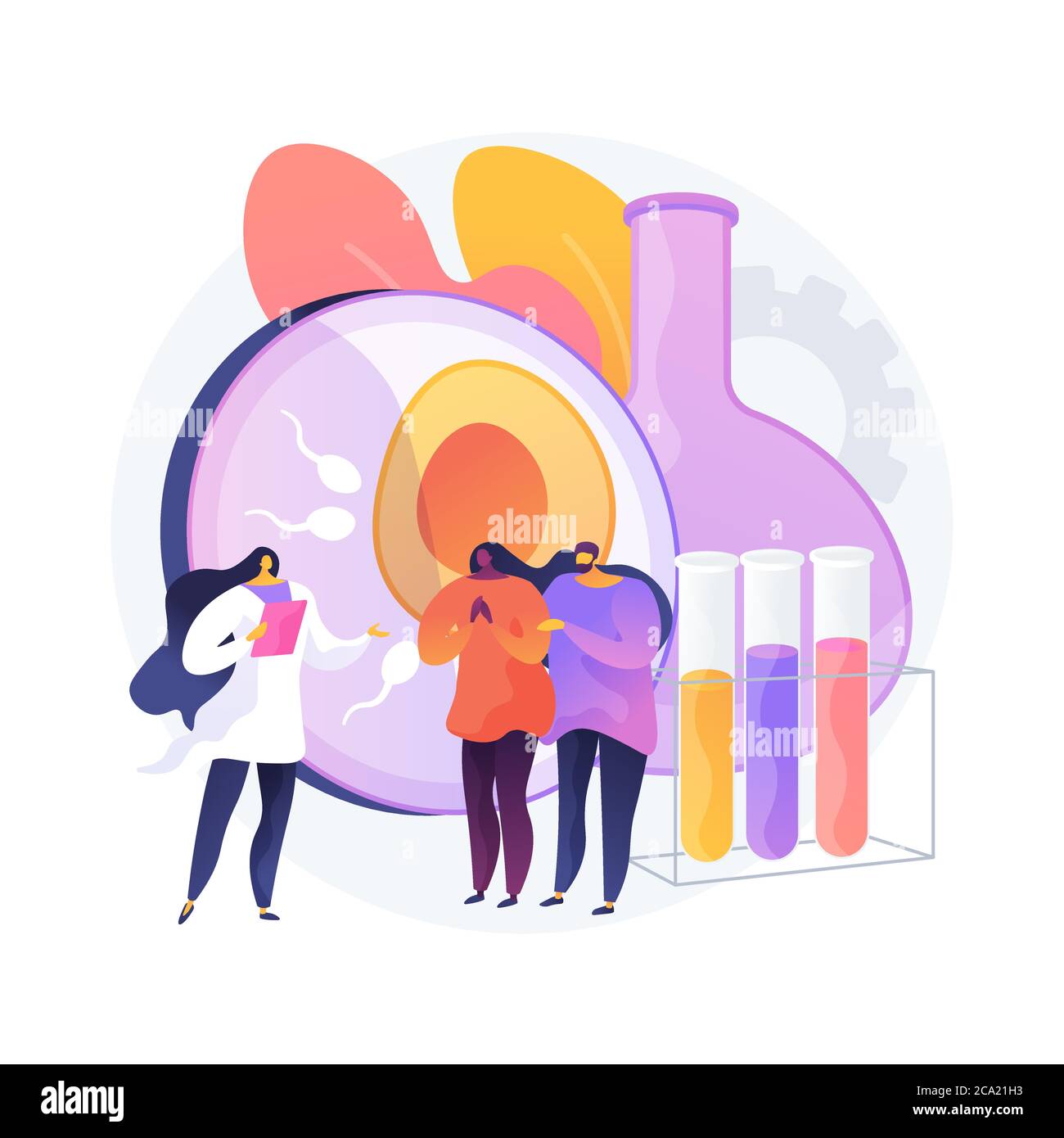 Test tube fertilization abstract concept vector illustration Stock ... Test tube fertilization abstract concept vector illustration Stock ...