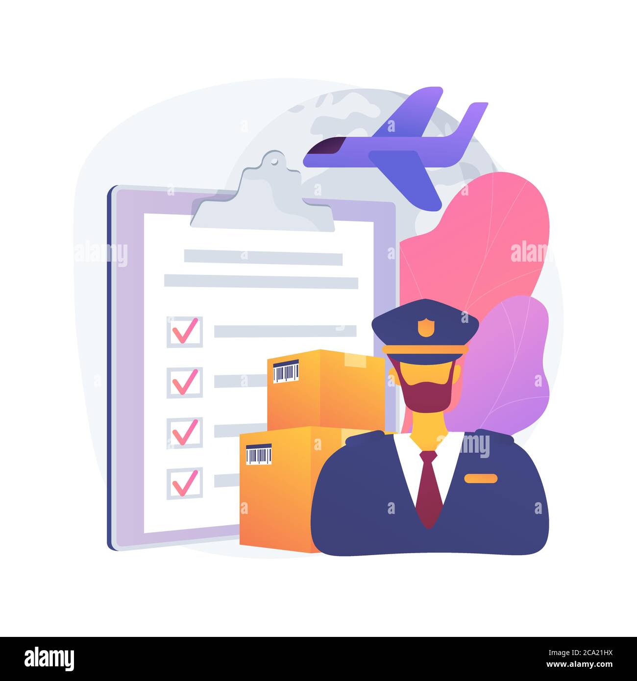 Customs clearance abstract concept vector illustration Stock Vector ...