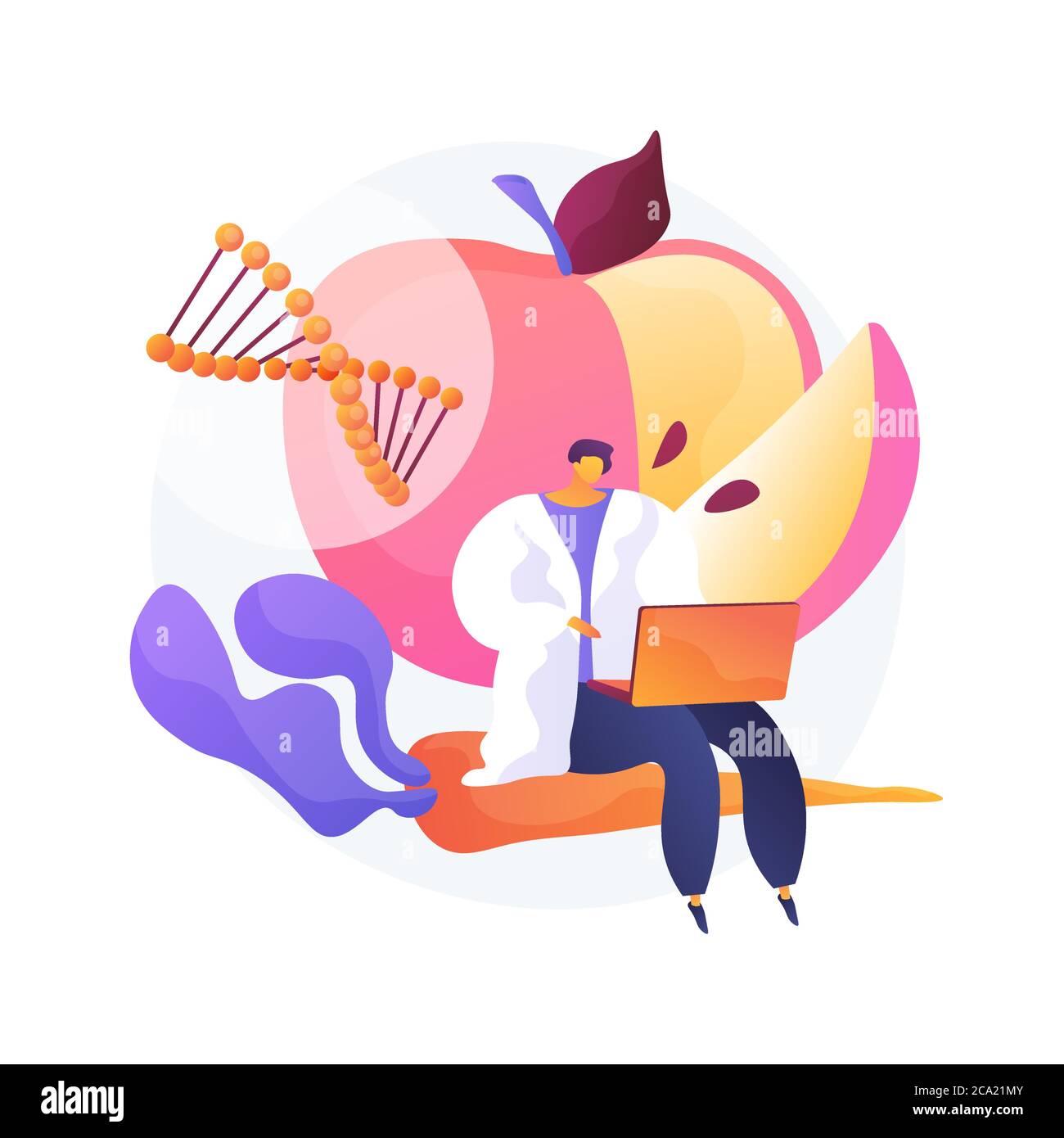 Genetically modified crop Stock Vector Images - Alamy